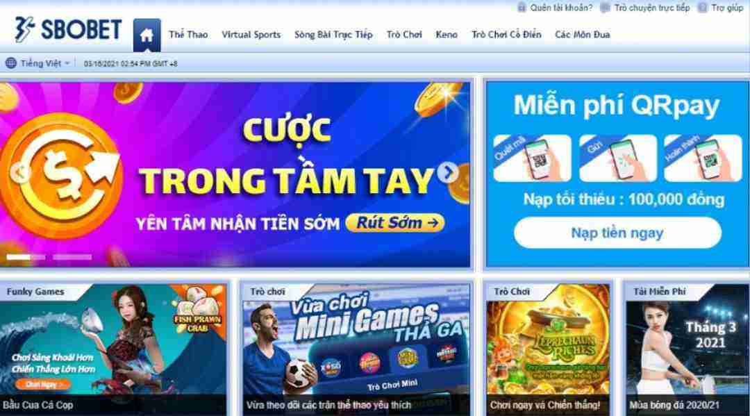 Sbobet - Nơi mang đến trải nghiệm hiện đại cho tân thủ